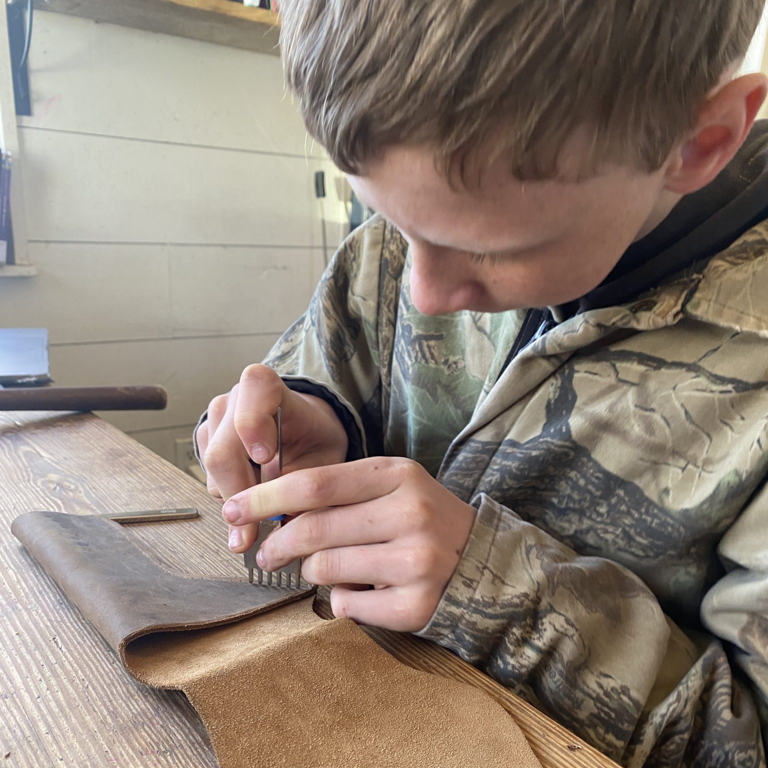 How To Begin Working With Leather - The Delightful Homeschool